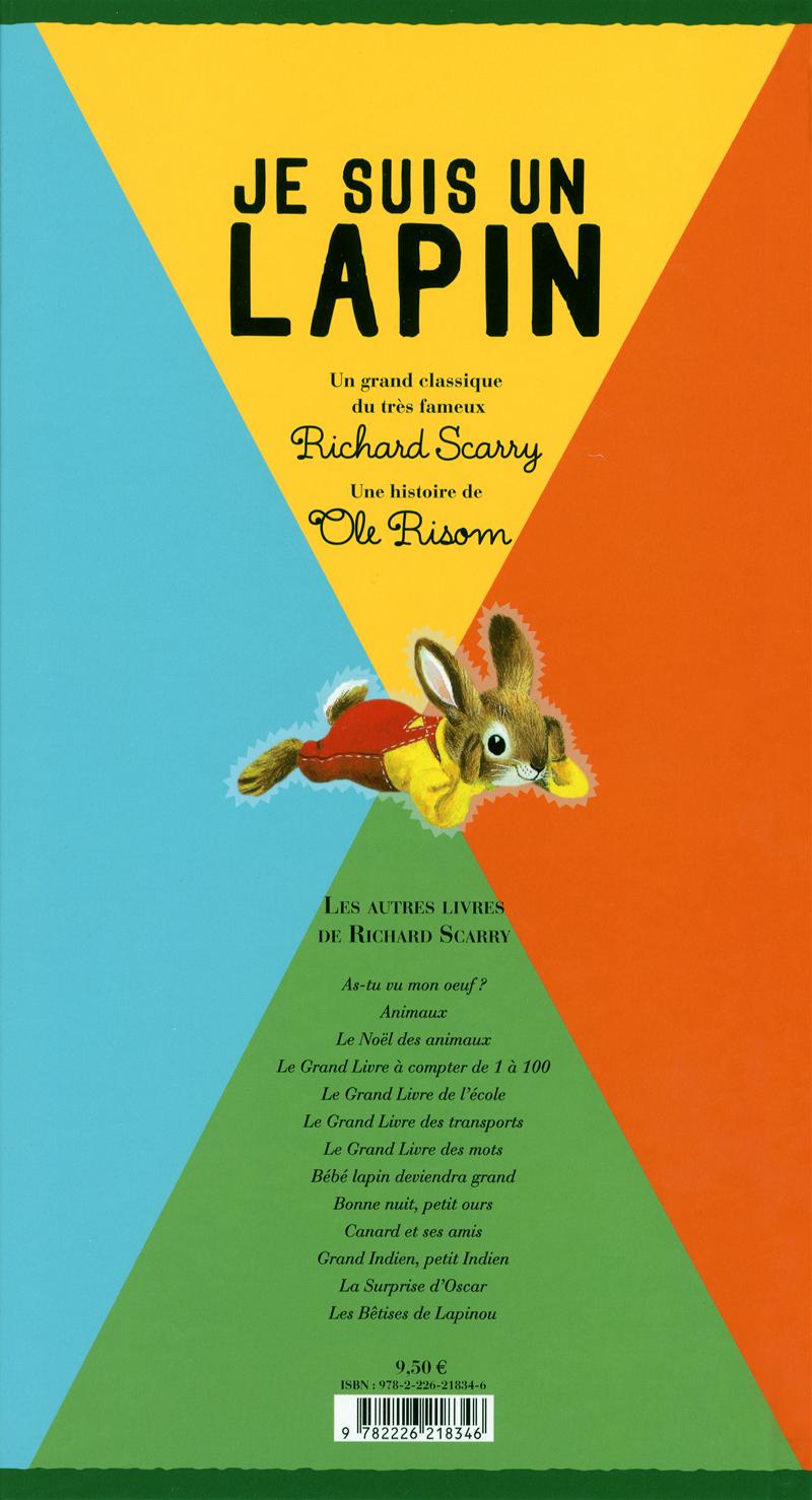 Livre Je suis un lapin | Messageries ADP