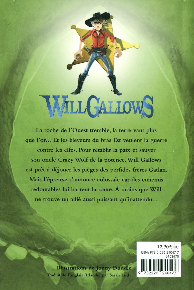 Livre Will Gallows - Tome 2 - Le cri du dragon-foudre | Messageries ADP