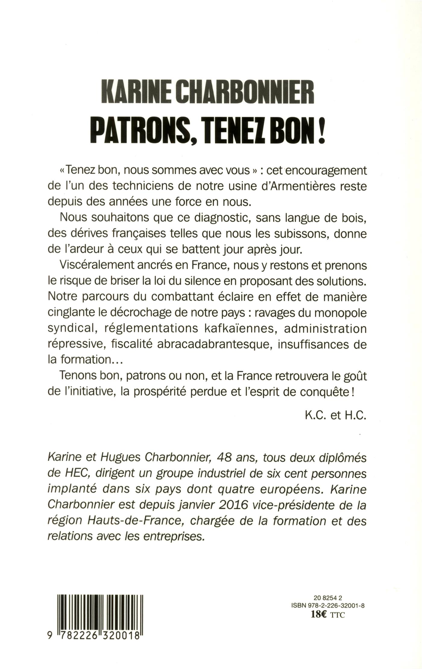 Livre Patrons, tenez bon ! - Le parcours du combattant d'une chef d ...