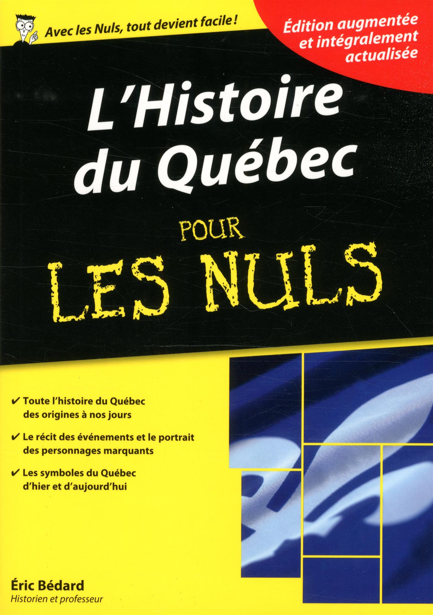 Livre L'Histoire du Québec pour les Nuls | Messageries ADP Livre L'Histoire du Québec pour les Nuls | Messageries ADP