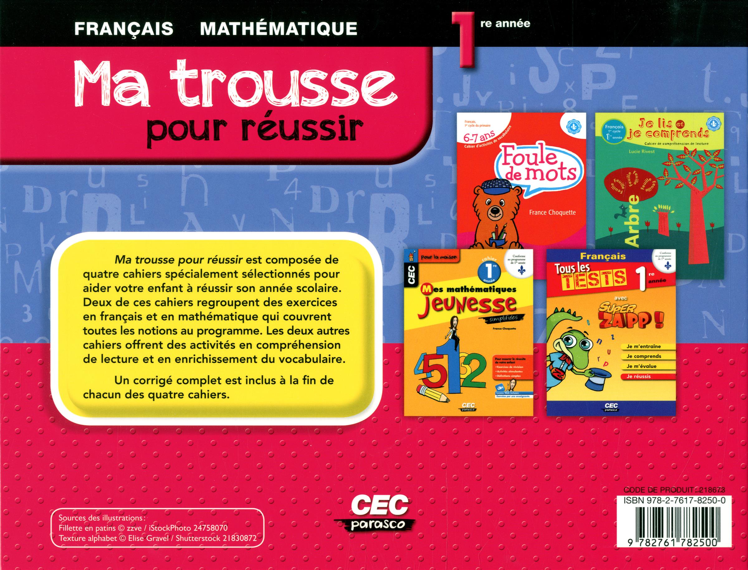 Livre Coffret - Ma trousse pour réussir - 1er année - Français ...