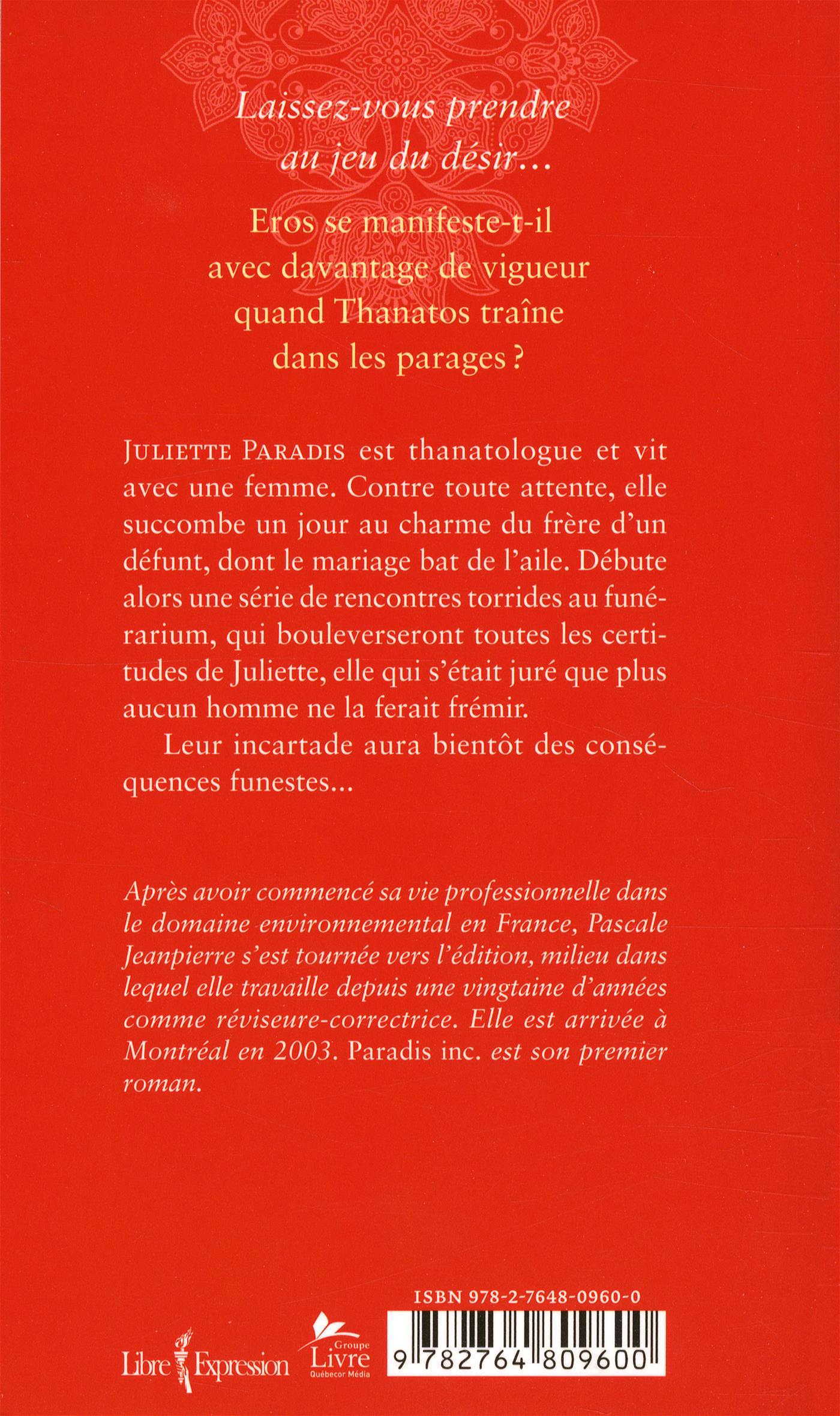 Livre Paradis inc. | Messageries ADP