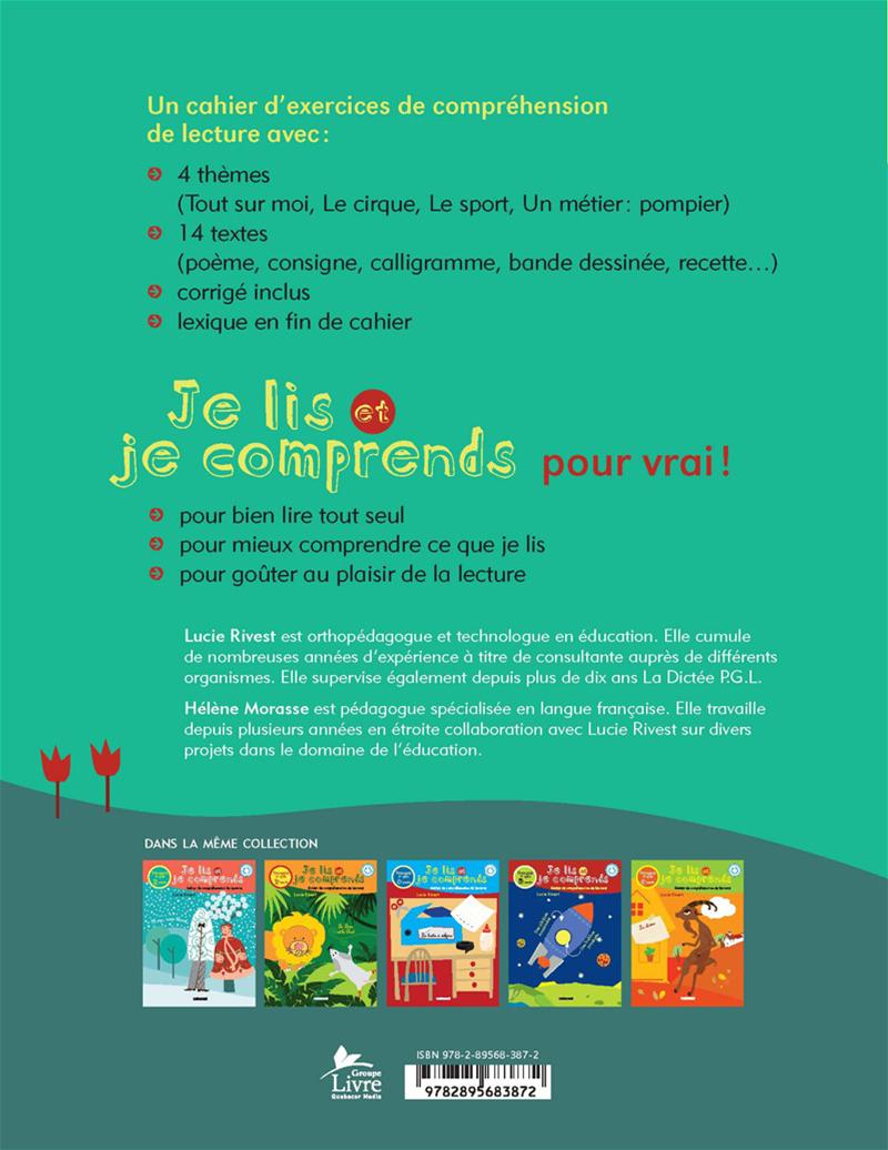 Livre Je lis et je comprends - 1er cycle, 1re année | Messageries ADP