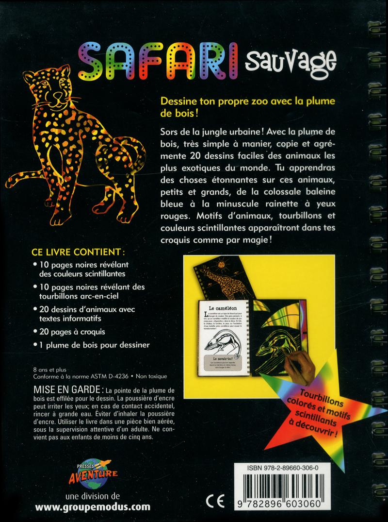 Livre Safari sauvage | Messageries ADP