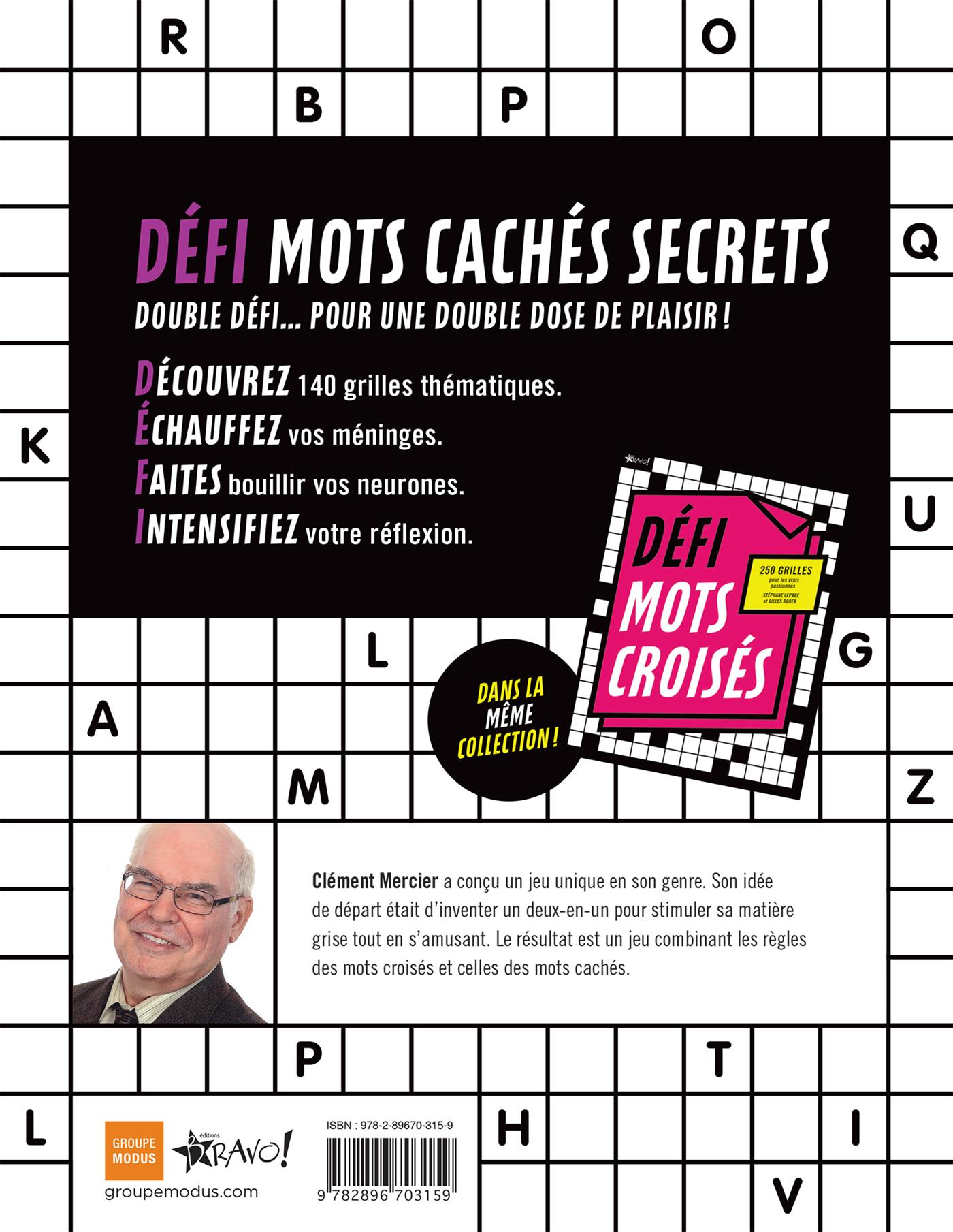 Livre Défi - Mots cachés secrets - 140 grilles | Messageries ADP Livre Défi - Mots cachés secrets - 140 grilles | Messageries ADP