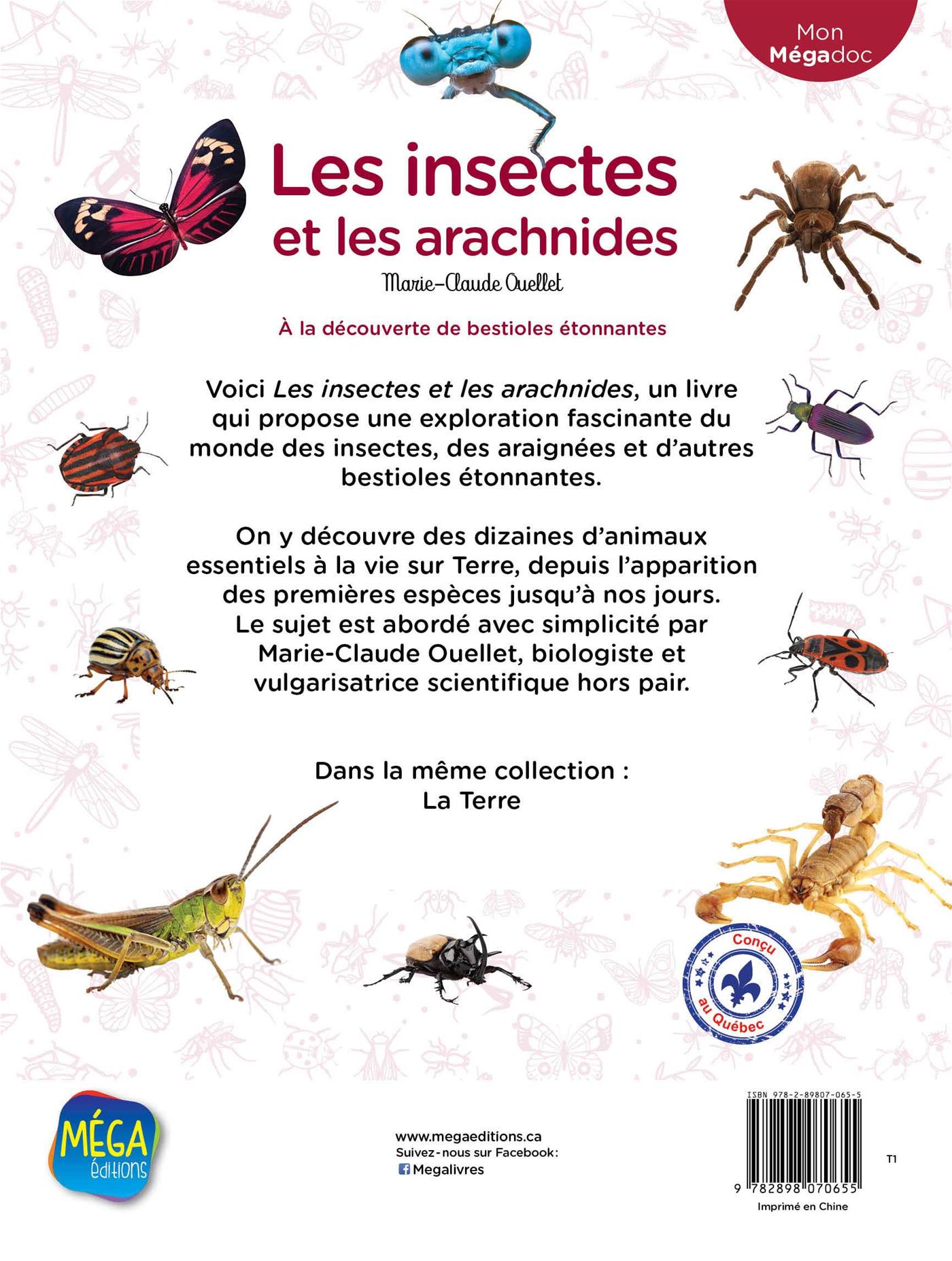 Livre Les insectes et les arachnides - À la découverte de bestioles ...