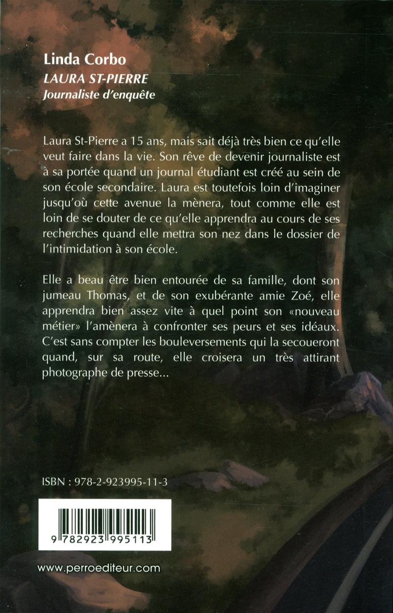 Livre Laura St-Pierre - N° 1 - Journaliste d'enquête | Messageries ADP
