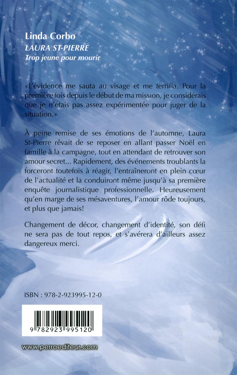 Livre Laura St-Pierre - N° 2 - Trop jeune pour mourir | Messageries ADP