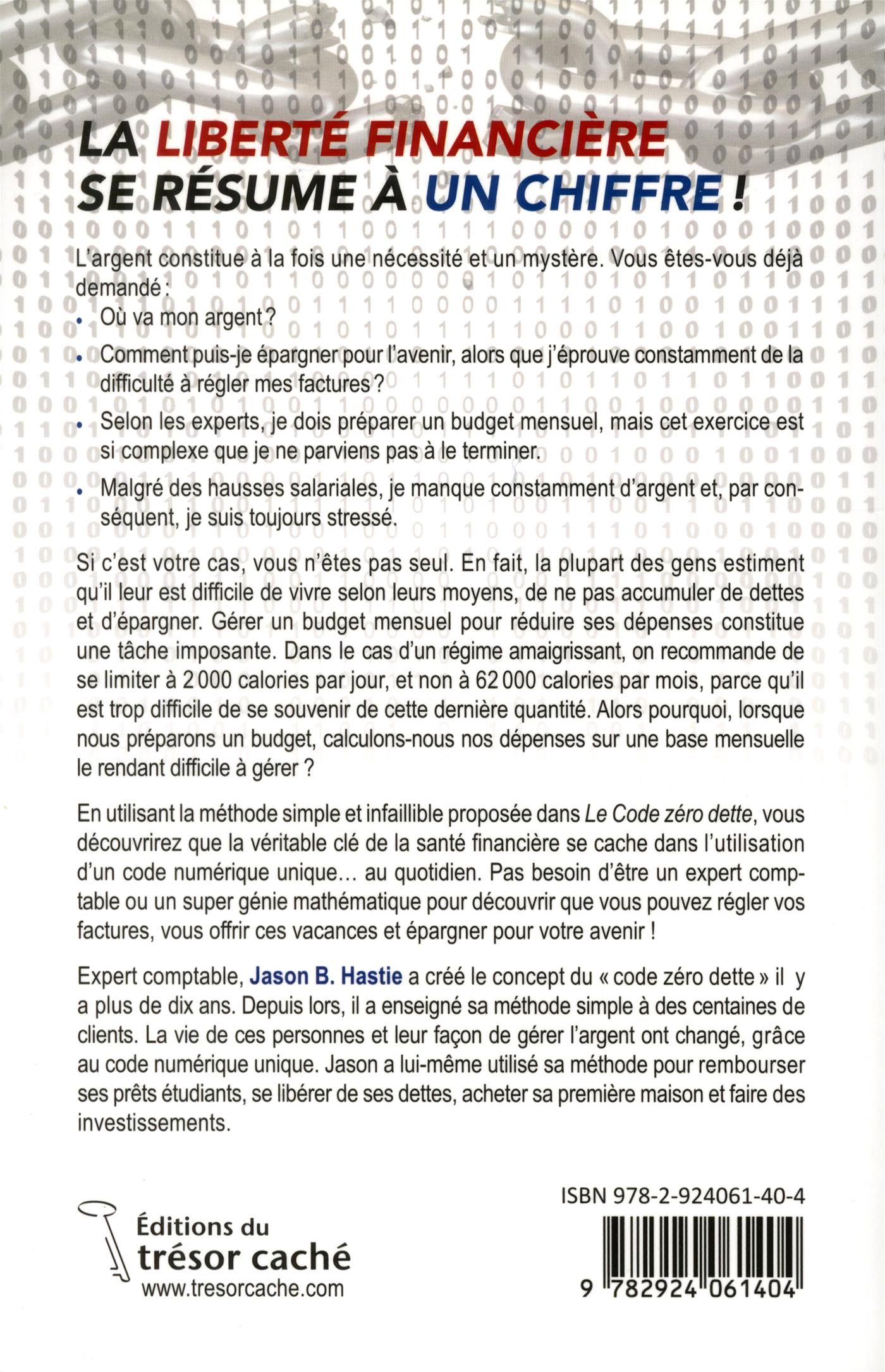 Livre Le Code zéro dette - Découvrez le vôtre et libérez-vous de vos ...