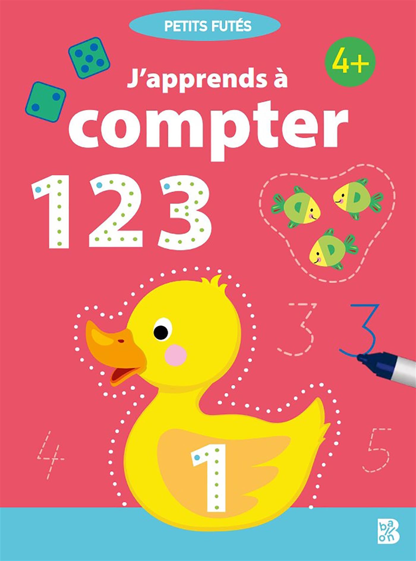 Livre J'apprends à compter 4+ | Messageries ADP