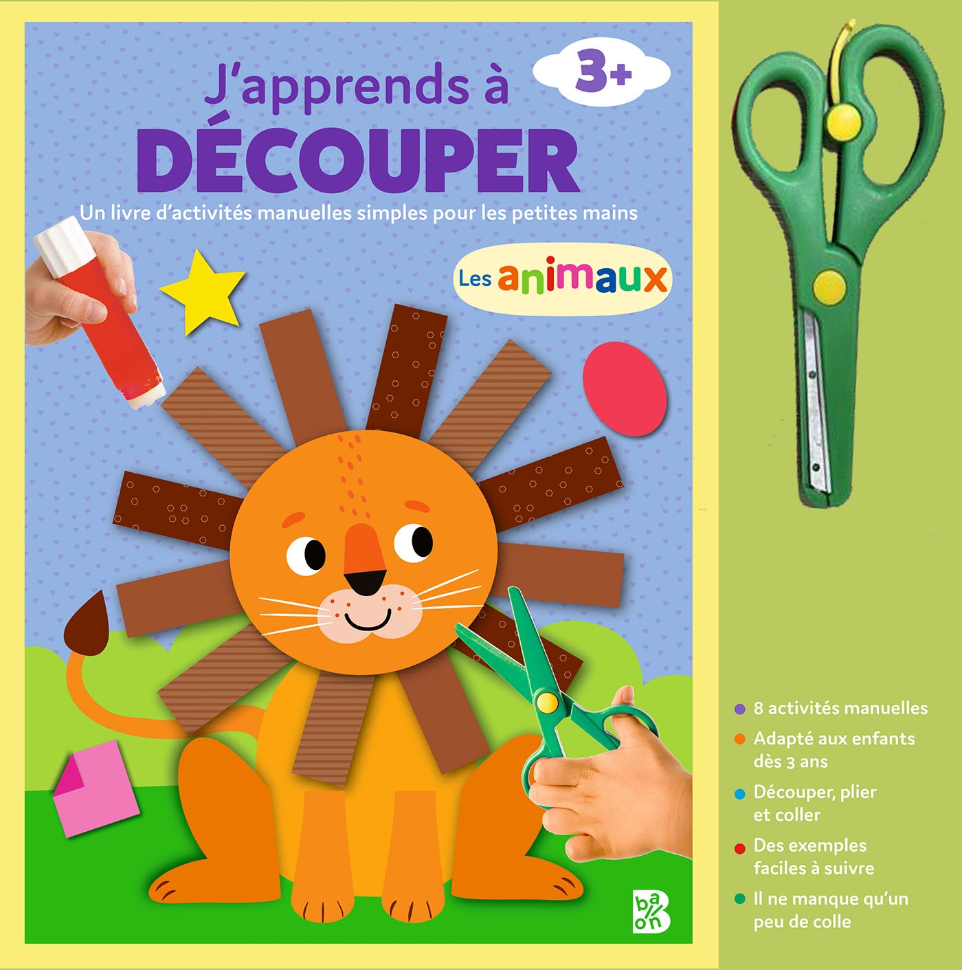 Livre Kits d'activités manuelles - Les animaux | Messageries ADP
